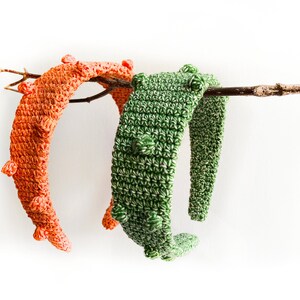 Green Bubbles Headband Crocheted of a Very Singular Thread. Woman Gifts ...