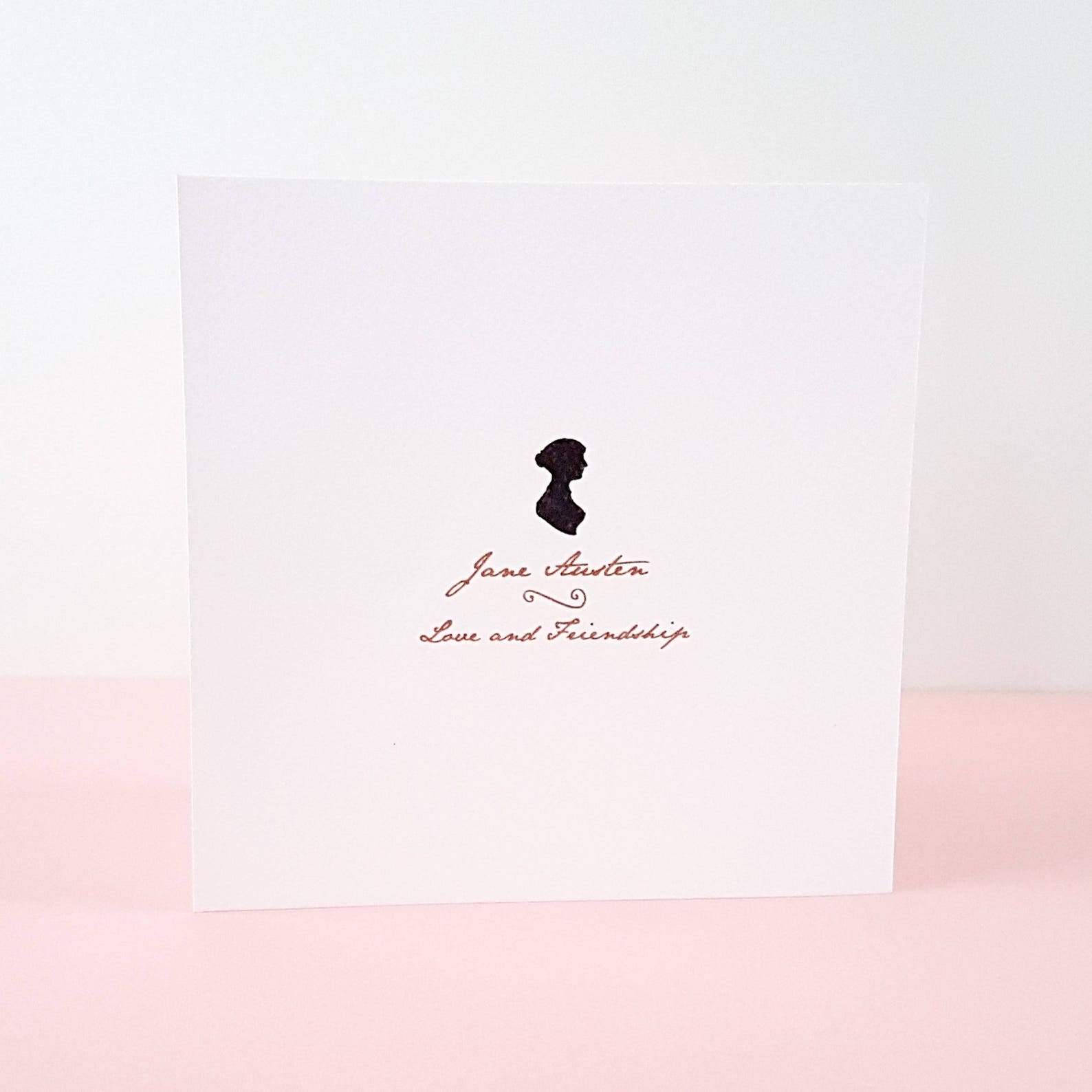 Jane Austen Birthday Card - Jane Austen Gift - “run Mad as Often as You ...