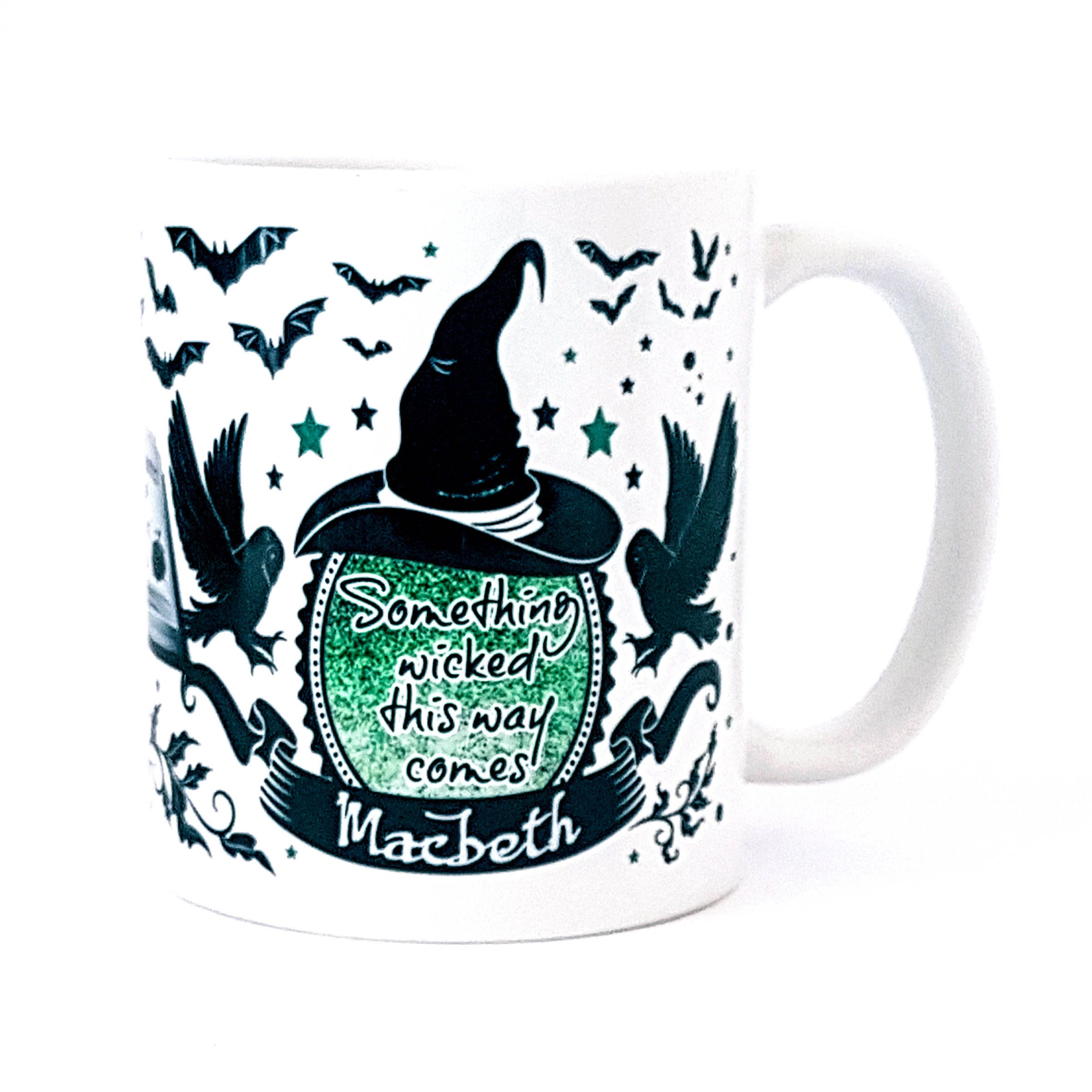 Shakespeare's Macbeth Witches Mug Something Wicked This - Etsy