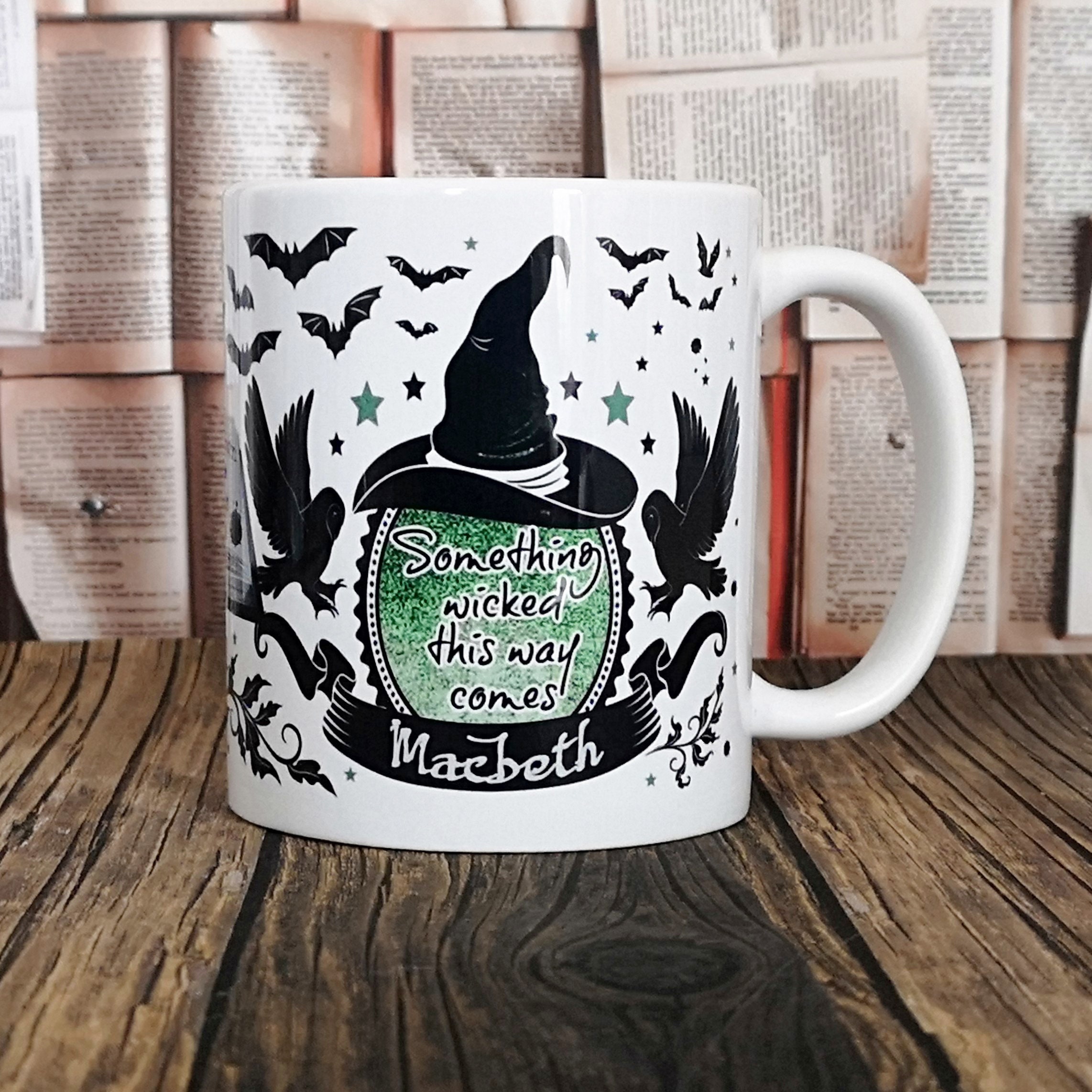 Shakespeare's Macbeth Witches Mug Something Wicked This - Etsy