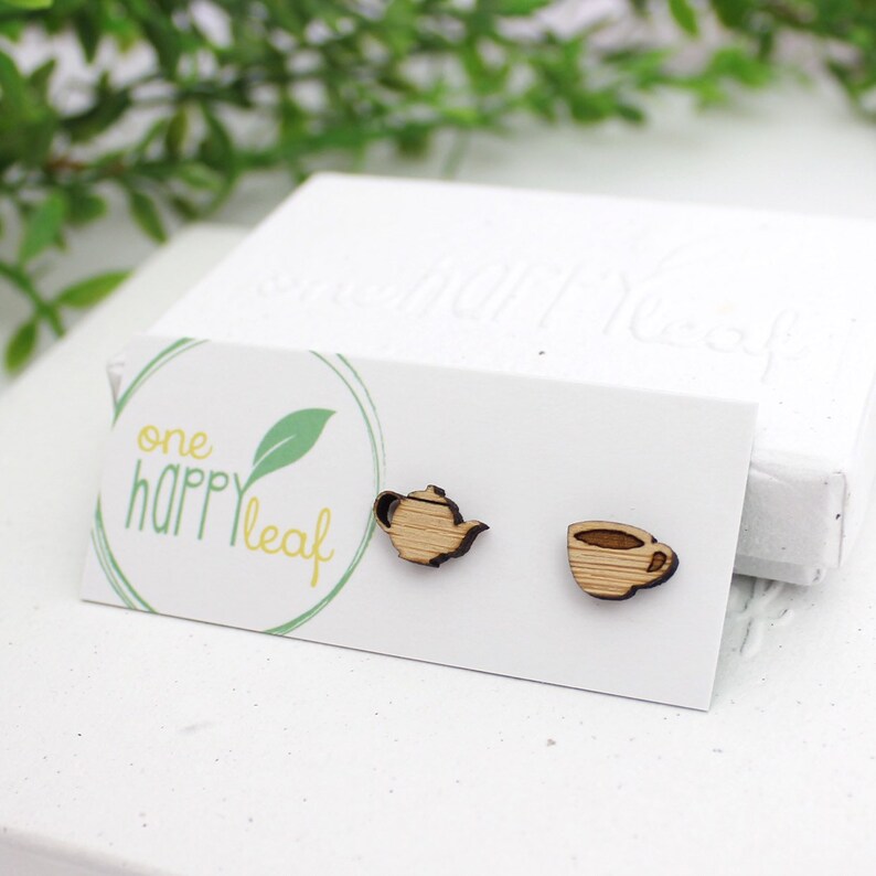 Tea Earrings - Tea Pot and Tea Cup Earrings - Tea Lover Jewelry - Gift ...