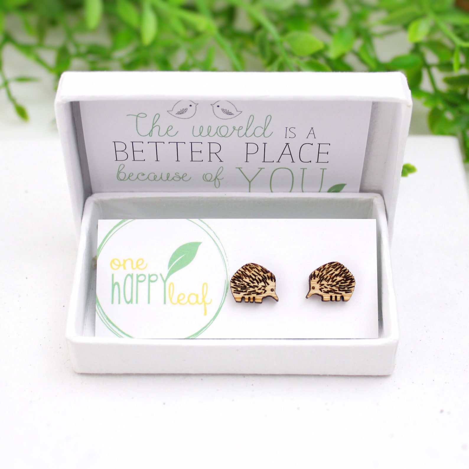 Echidna Earrings Australian Animal Studs Australian Gift - Etsy