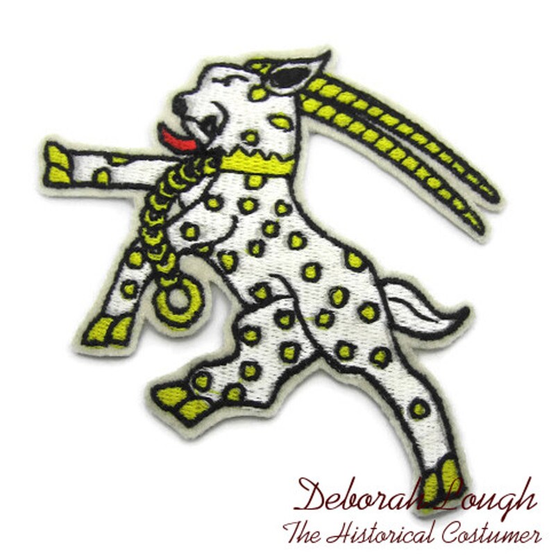 Mythical Yale of Beaufort Somerset Lancastrian Embroidered - Etsy