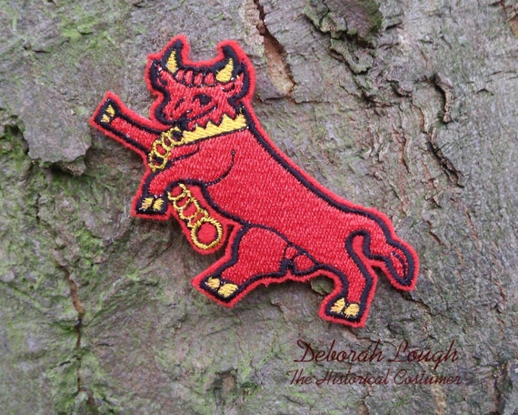 Yorkist Livery Badge Dacre Bull Lancastrian Embroidered | Etsy
