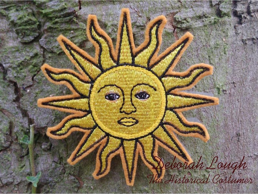 Sun in Splendour Medieval Embroidered Livery Badge / Emblem, Iron-on - Etsy