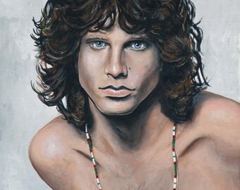 Jim Morrison Caricature Art Print Limited Edition by Peter Battaglioli ...