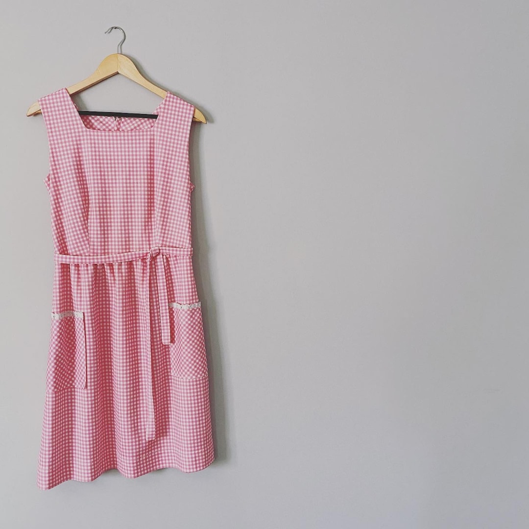 Pastel Pink Pinafore Dress - Etsy