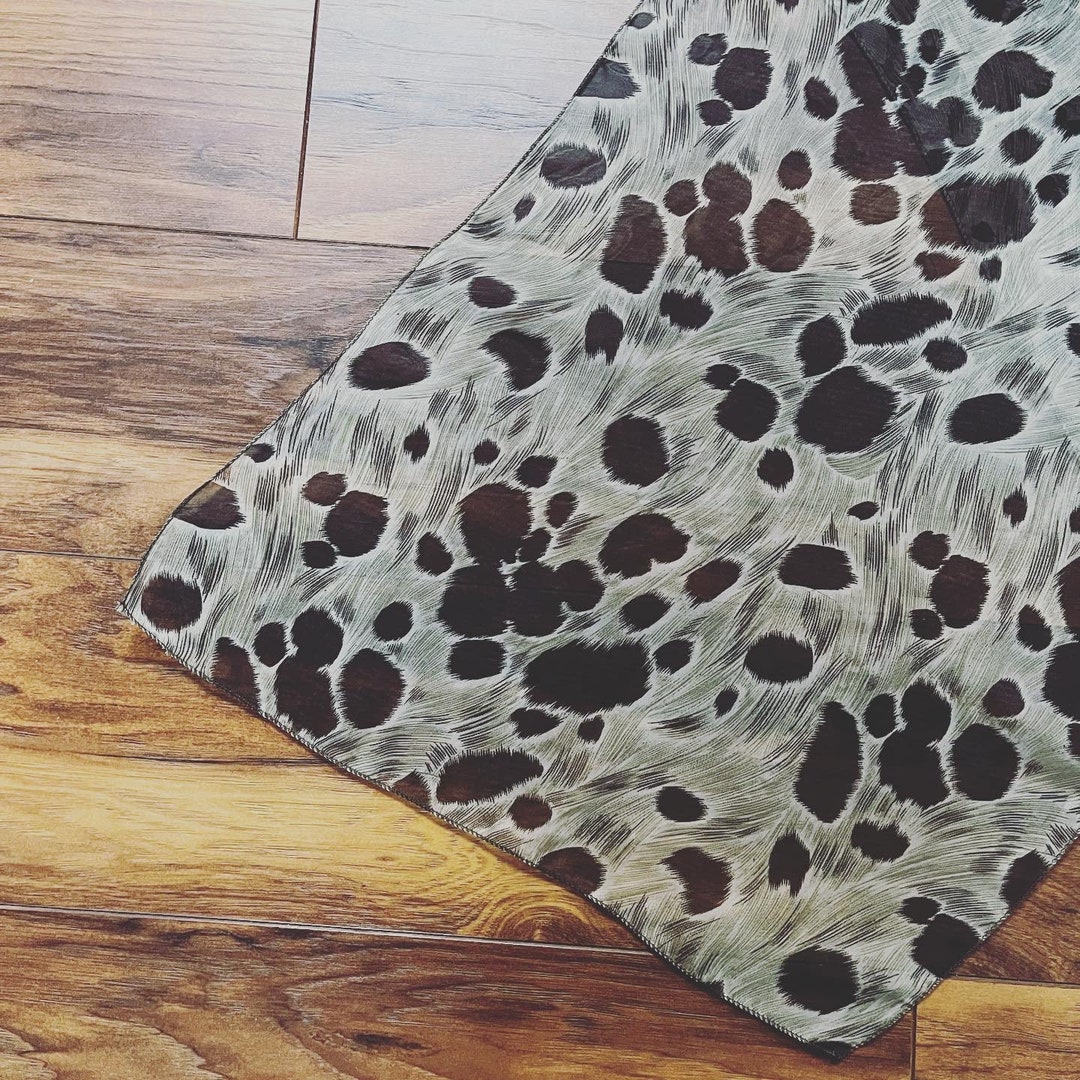 Dalmation Print Vintage Scarf - Etsy