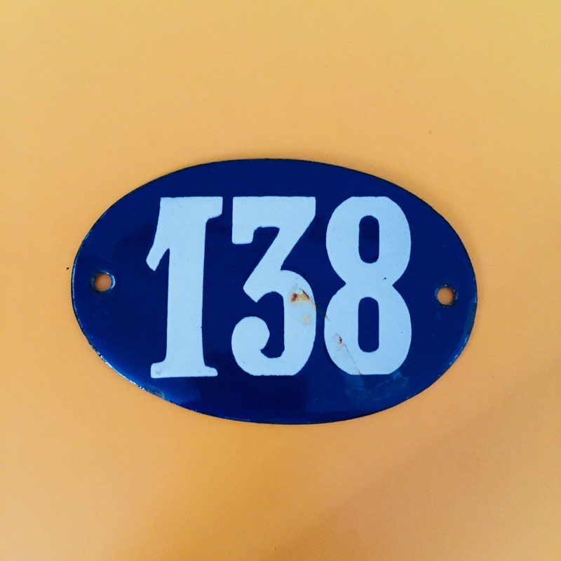 French House Numbers - Etsy