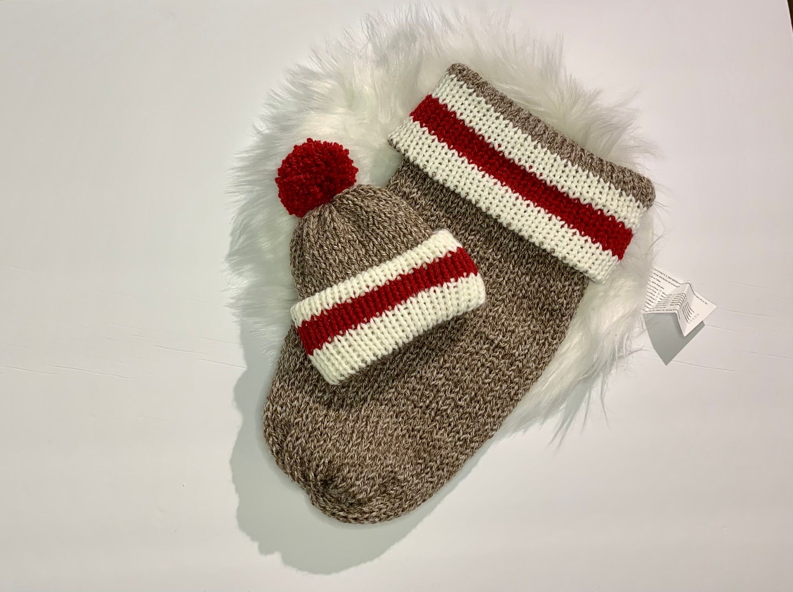 Sock Monkey Newborn Gift Set and Photo Prop - Etsy
