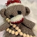 Sock Monkey Newborn Gift Set and Photo Prop - Etsy