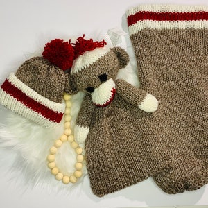 Sock Monkey Newborn Gift Set and Photo Prop - Etsy