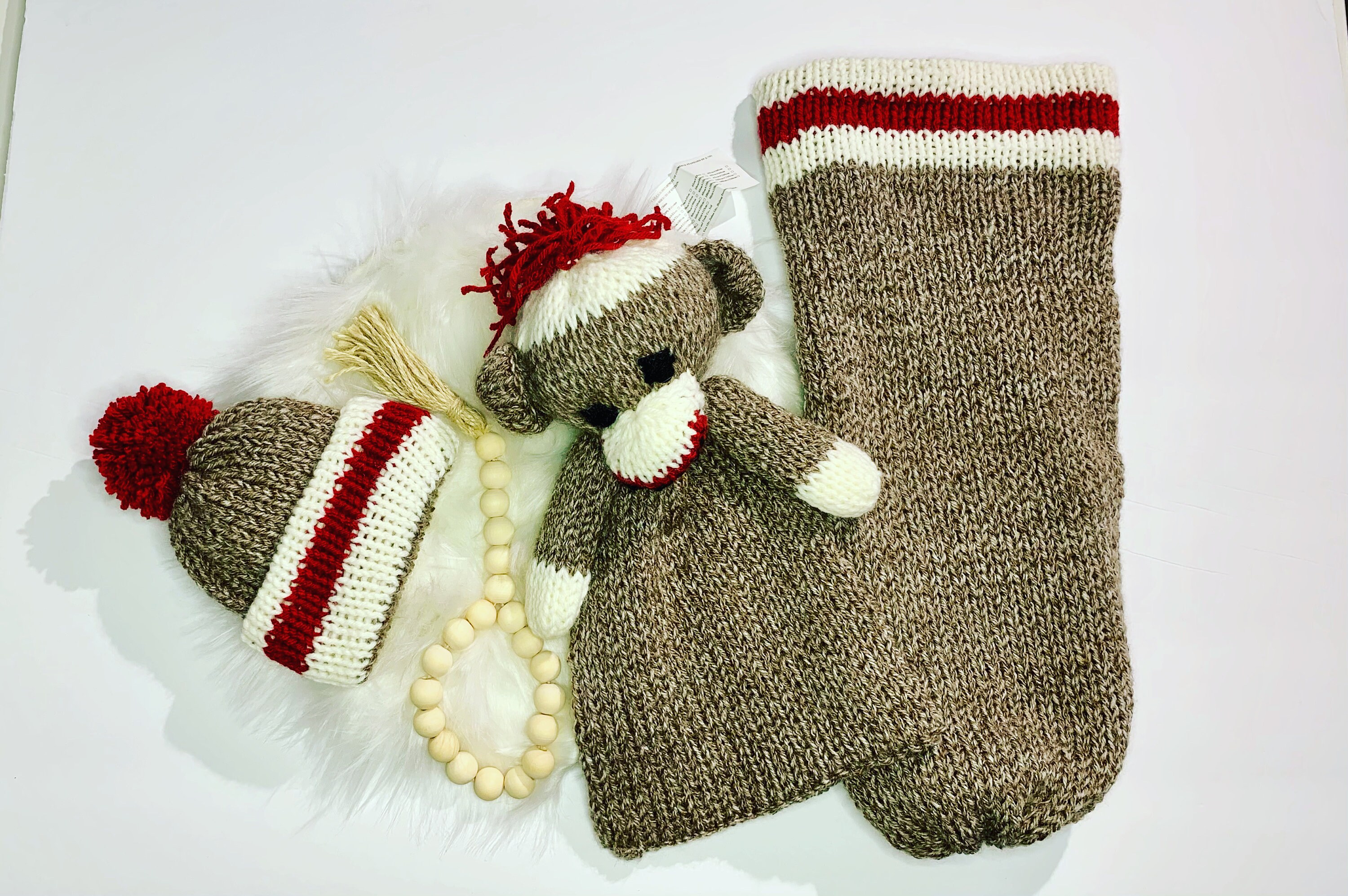 Sock Monkey Newborn Gift Set and Photo Prop - Etsy
