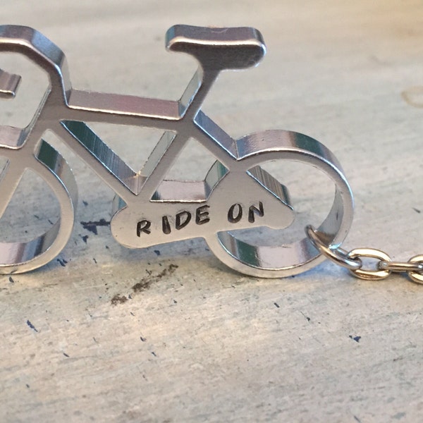 Bicycle Keychain - Etsy