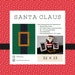 Santa Claus Quilt Pattern, PDF Christmas Quilt Pattern Includes 3 Sizes ...