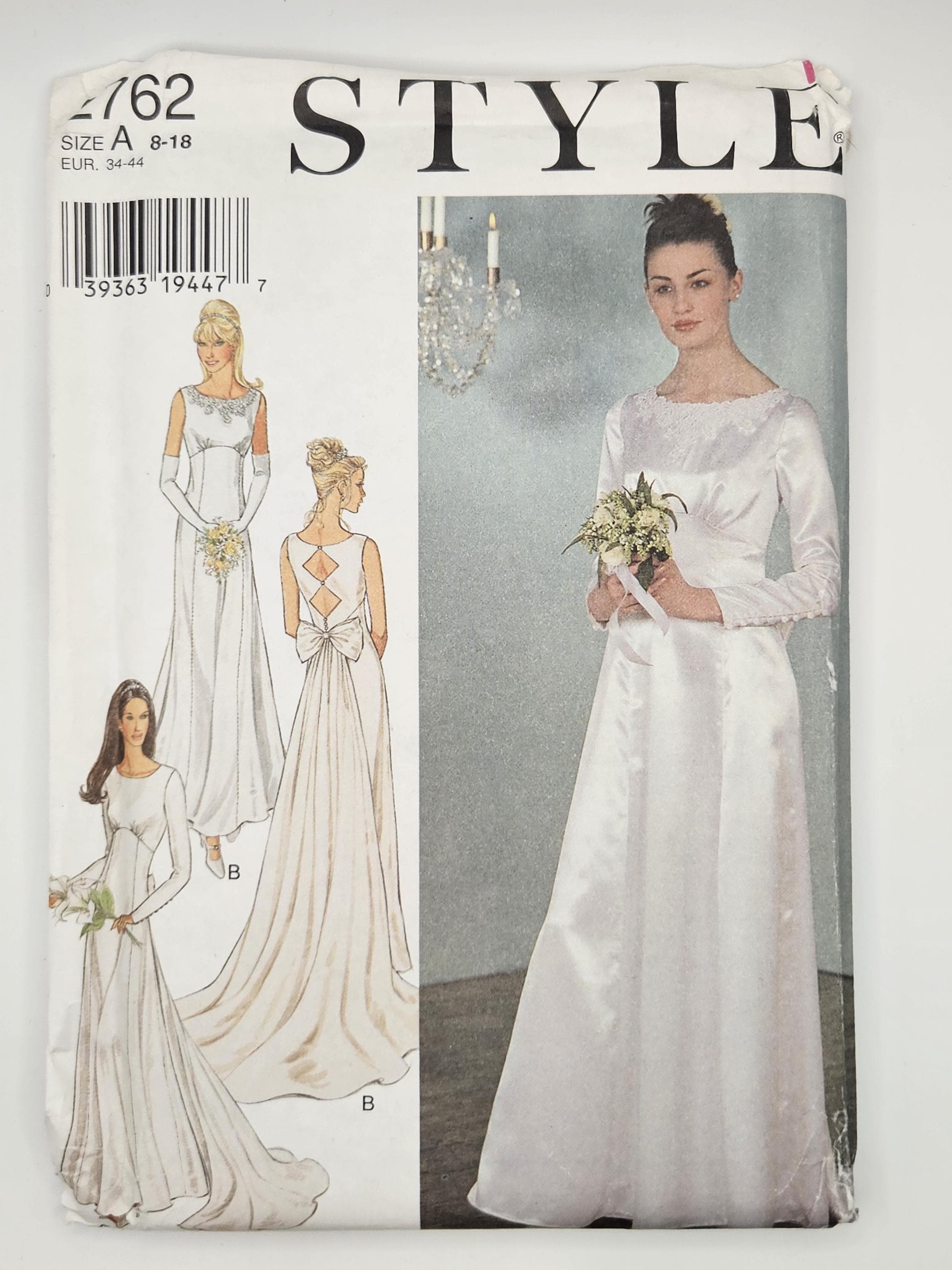 CHOOSE From VINTAGE Wedding/prom Dress Style 2762 (size 8-18) and ...