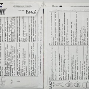 CHOOSE Accessories Simplicity 2274, 2357, R11215, Kwiksew K4294 ...