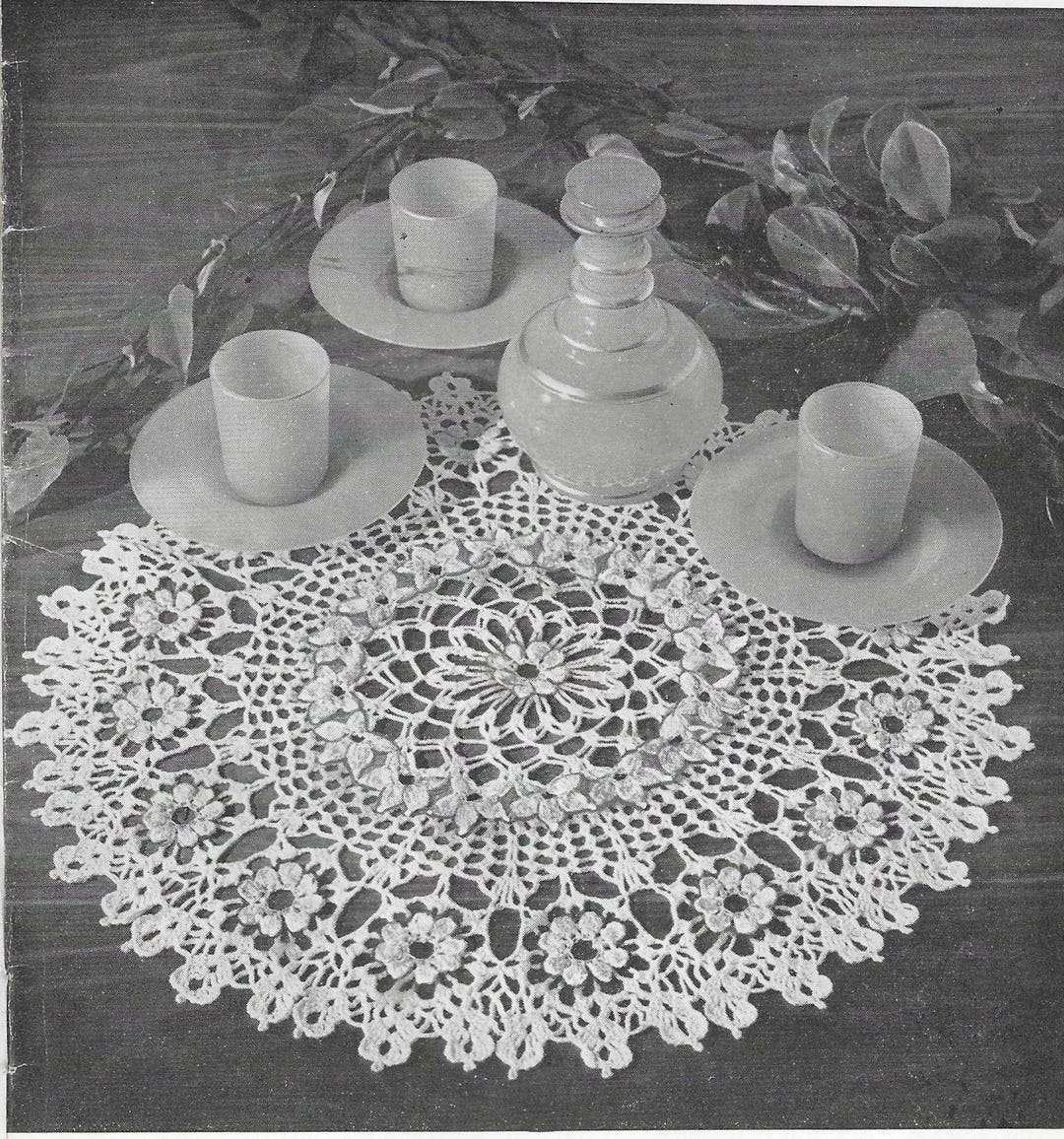 Cosmos Vintage Crochet DOILY PATTERN, Digital Download, Star Doily Book ...