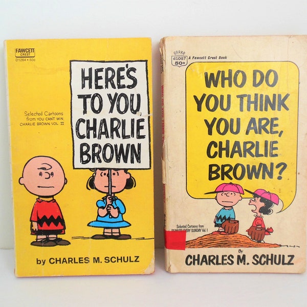 Charlie Brown Books - Etsy