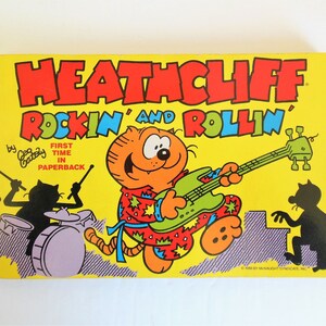 Heathcliff Rockin and Rollin Cat Comic Cartoon Book, Mcnaught Syndicate ...
