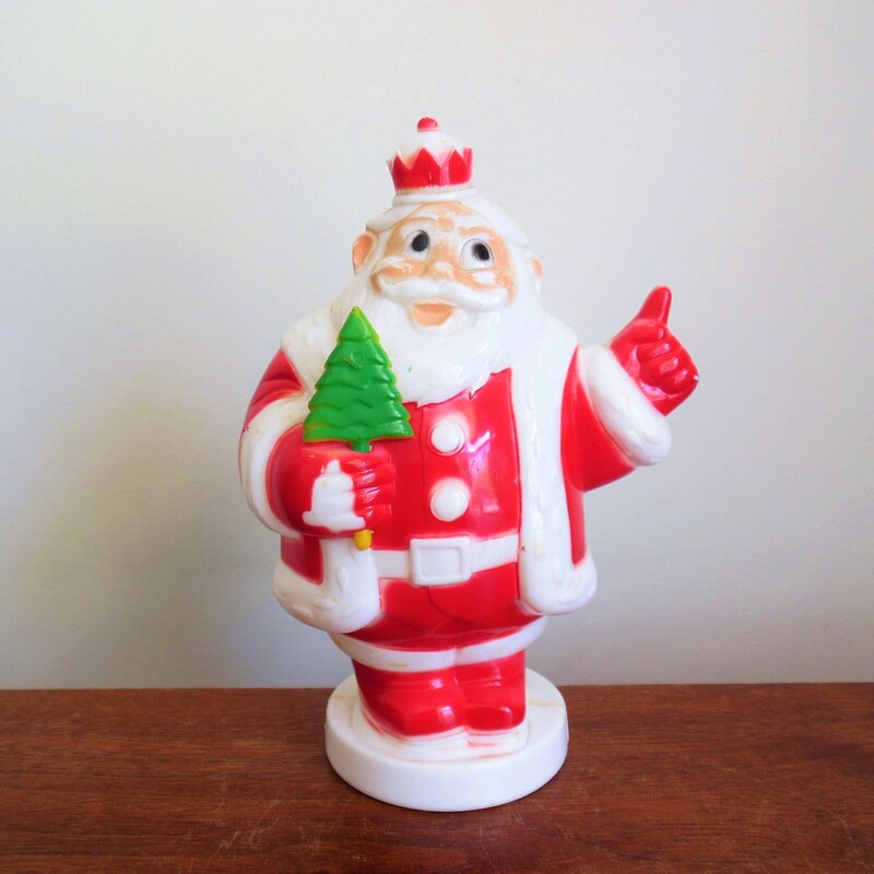 Plastic Santa - Etsy