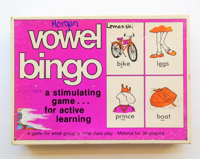 Vowel Bingo Game, Trend Enterprises Educational Toy, Strengthen ...