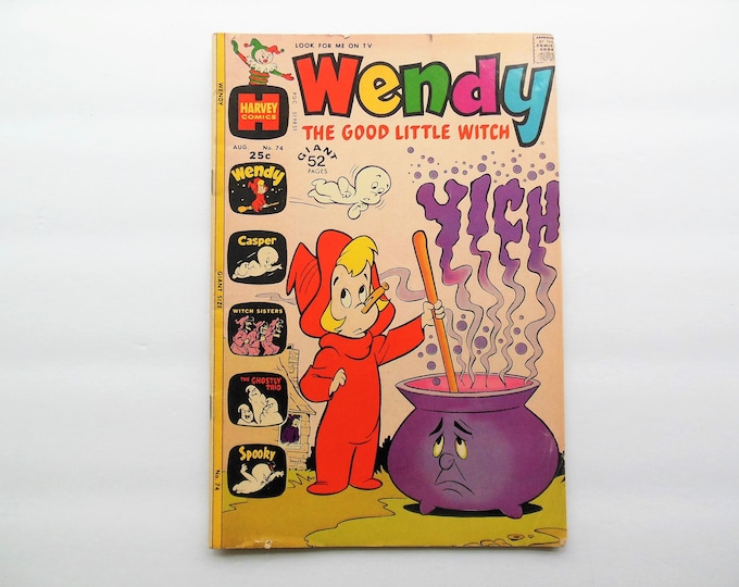 Wendy the Good Little Witch Comic Book for Halloween, Harvey Comics No ...