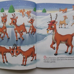 Rudolph the Red Nosed Reindeer Oh Nose Christmas Little Golden Book, by ...