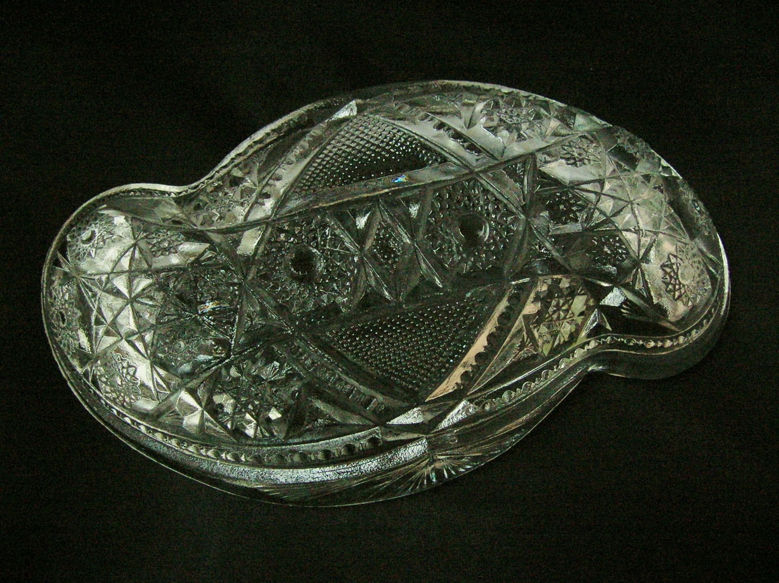 Fentec Mckee Glass Company Pickle Dish Star and Arch Pattern - Etsy