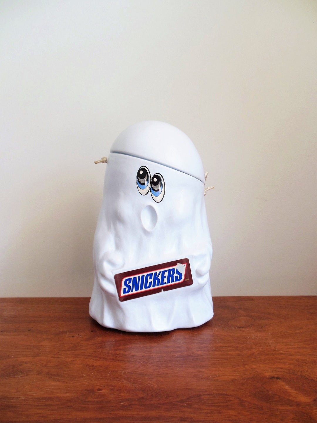 Snickers Halloween Ghost, Bucket With Lid, Mars 1989 Candy Container ...