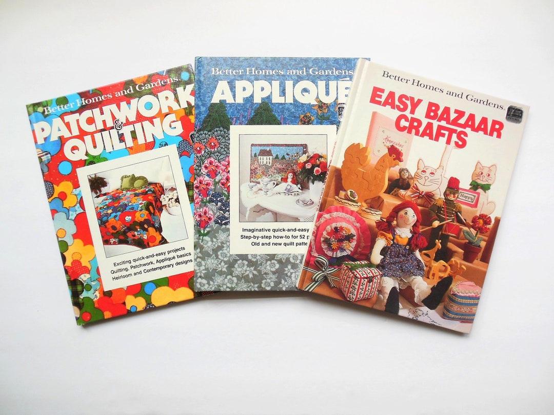Better Homes and Gardens Craft or Sewing Book, Choose Easy Bazaar Crafts, Applique, or Patchwork ...