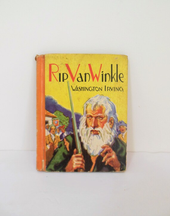 Rip Van Winkle by Washington Irving Hardcover Childrens Book | Etsy