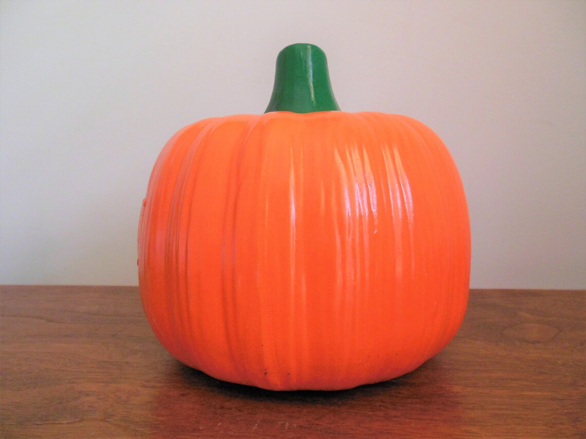 Halloween Ceramic Pumpkin Jack O Lantern in Original Box for | Etsy