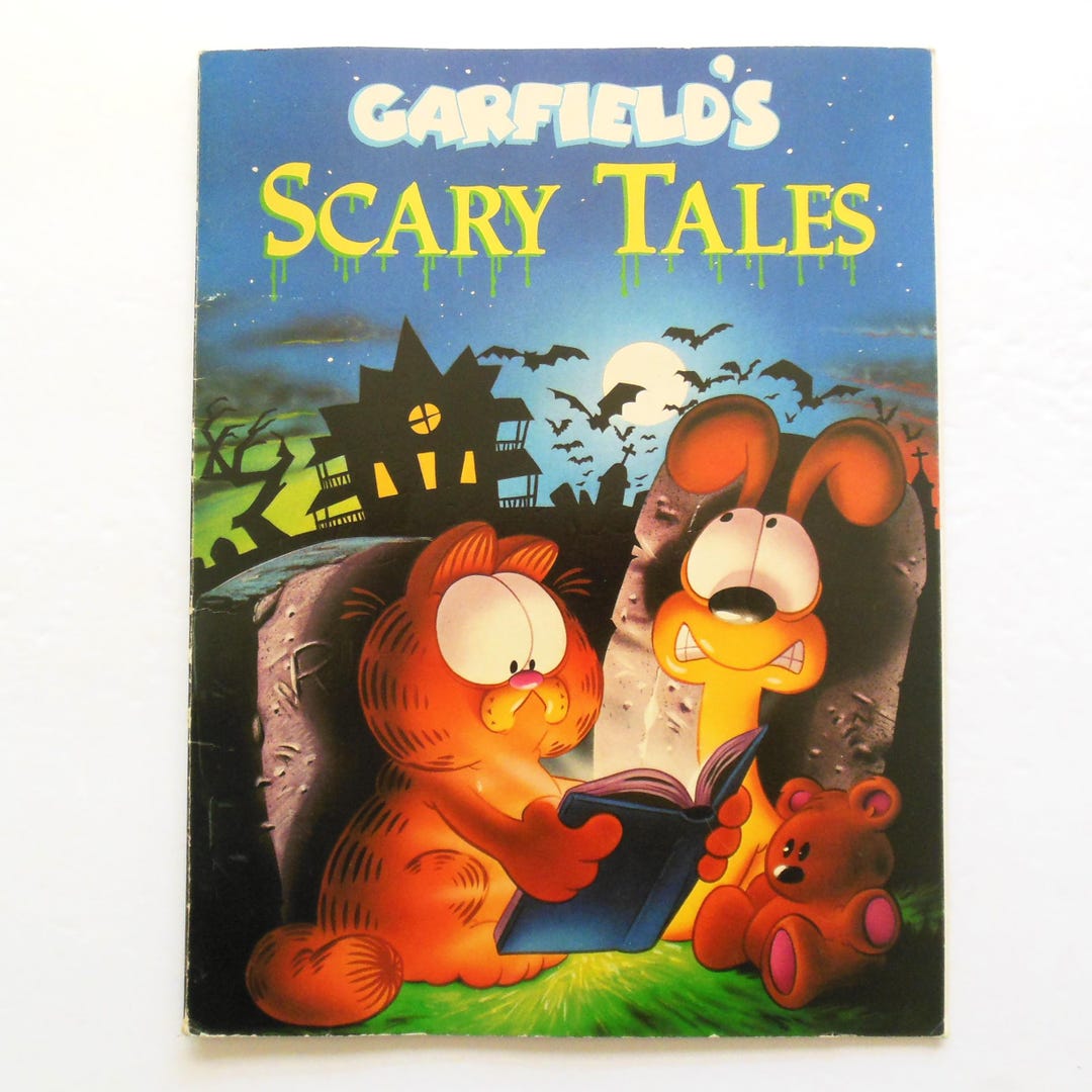 Garfield's Scary Tales Halloween Book for Children Created by Jim Davis ...