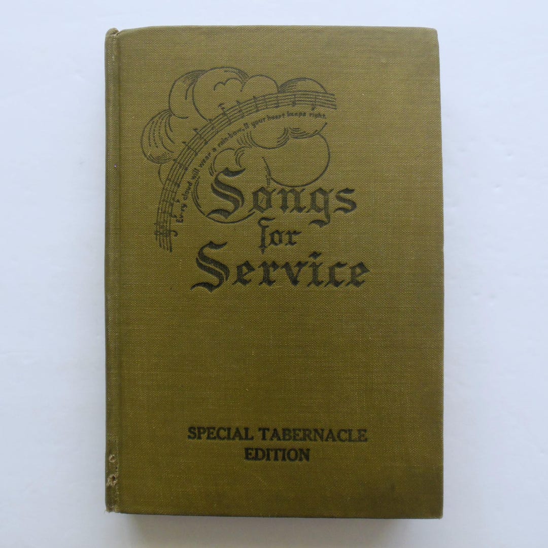 Songs for Service Old Hymnal for Church Sunday School Evangelistic ...