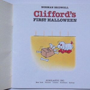 Clifford's First Halloween Norman Bridwell Children's Book, Clifford ...