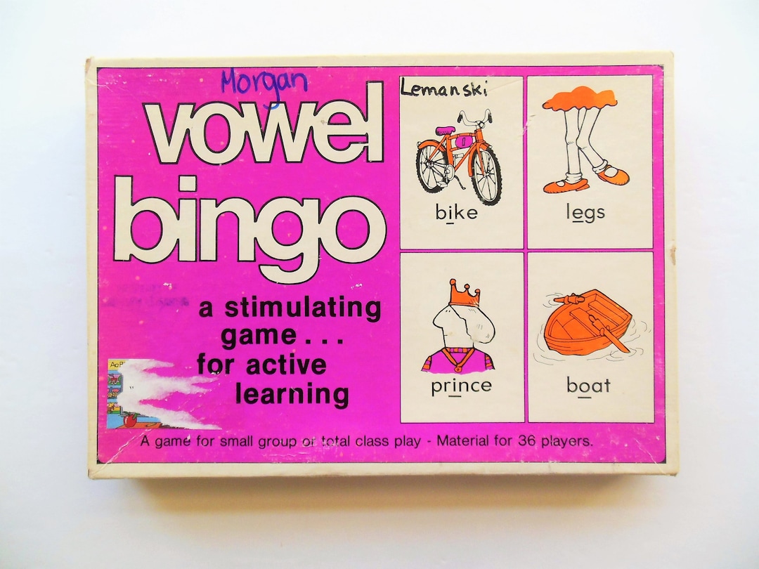 Vowel Bingo Game, Trend Enterprises Educational Toy, Strengthen ...