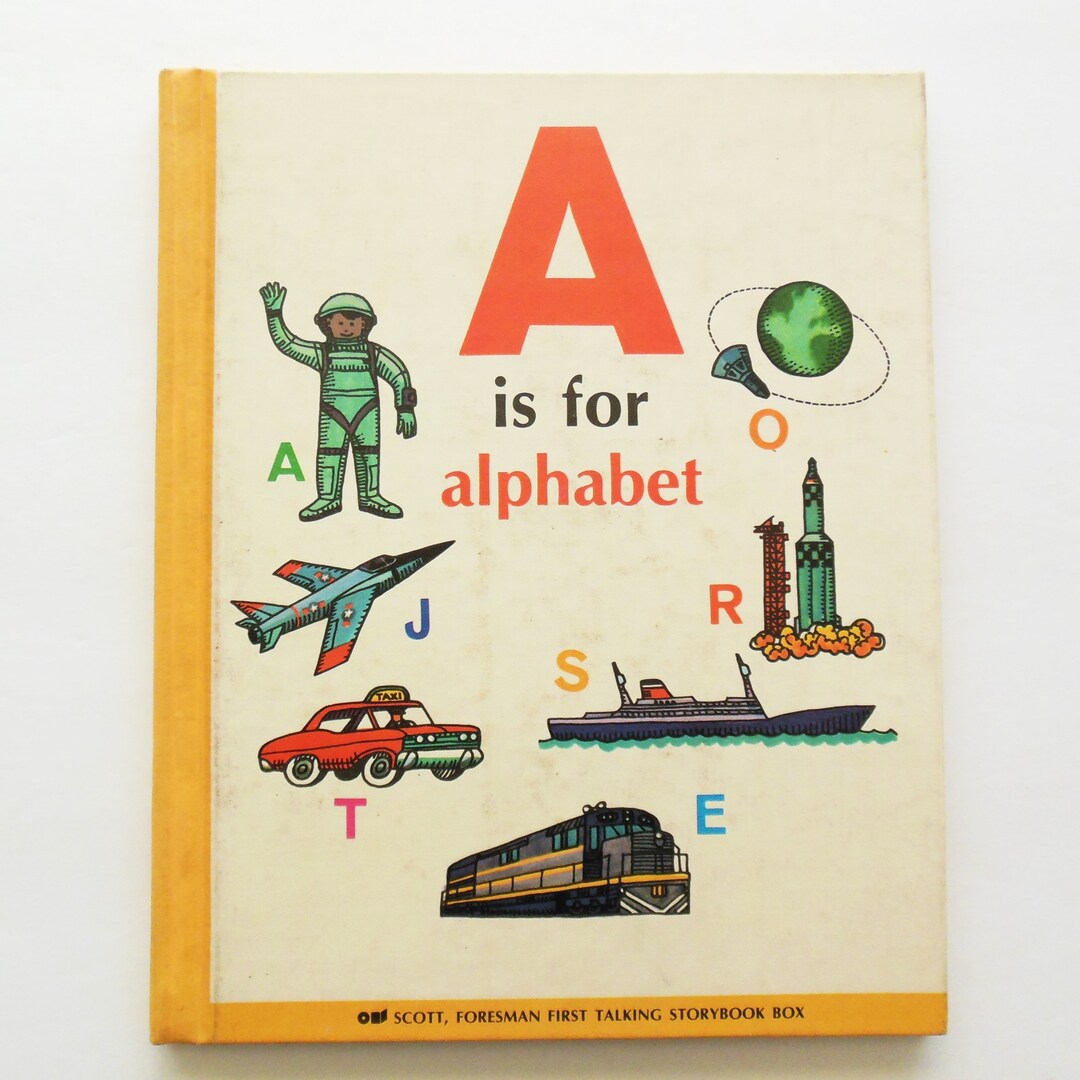 A is for Alphabet First Talking Storybook, Color Illustrated Book and ...