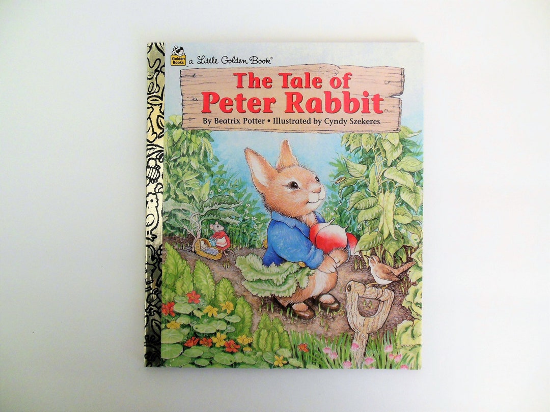The Tale of Peter Rabbit by Beatrix Potter A Little Golden - Etsy