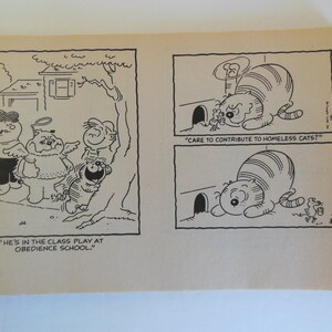 Heathcliff Rockin and Rollin Cat Comic Cartoon Book, Mcnaught Syndicate ...