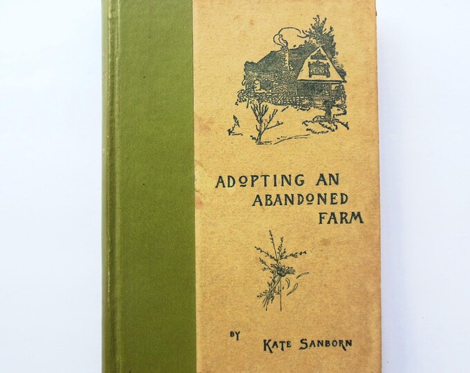 Adopting an Abandoned Farm Antique Book by Kate Sanborn, D. Appleton Co ...