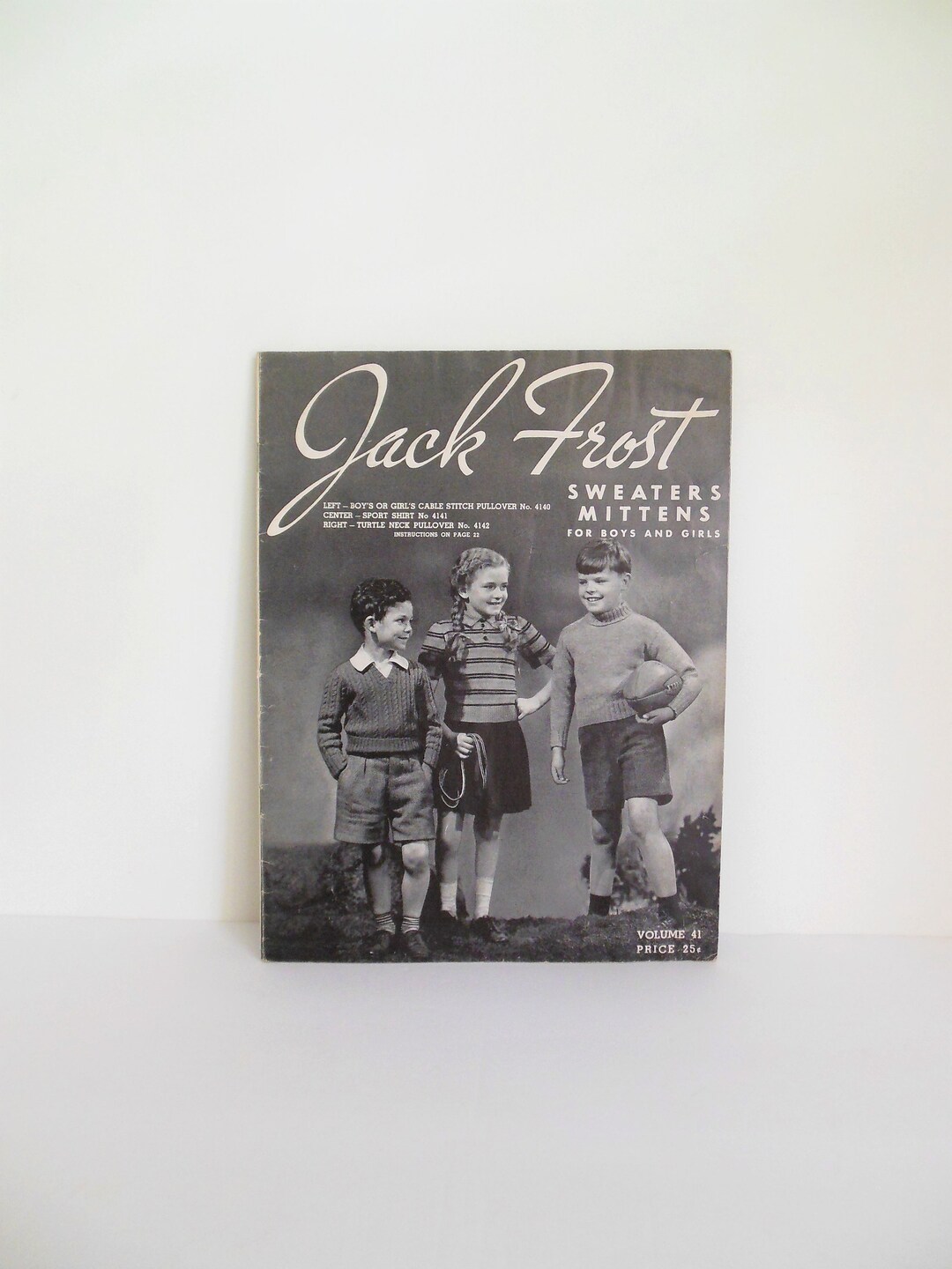 Jack Frost Original Knitting Book, Sweaters and Mittens for Boys and ...