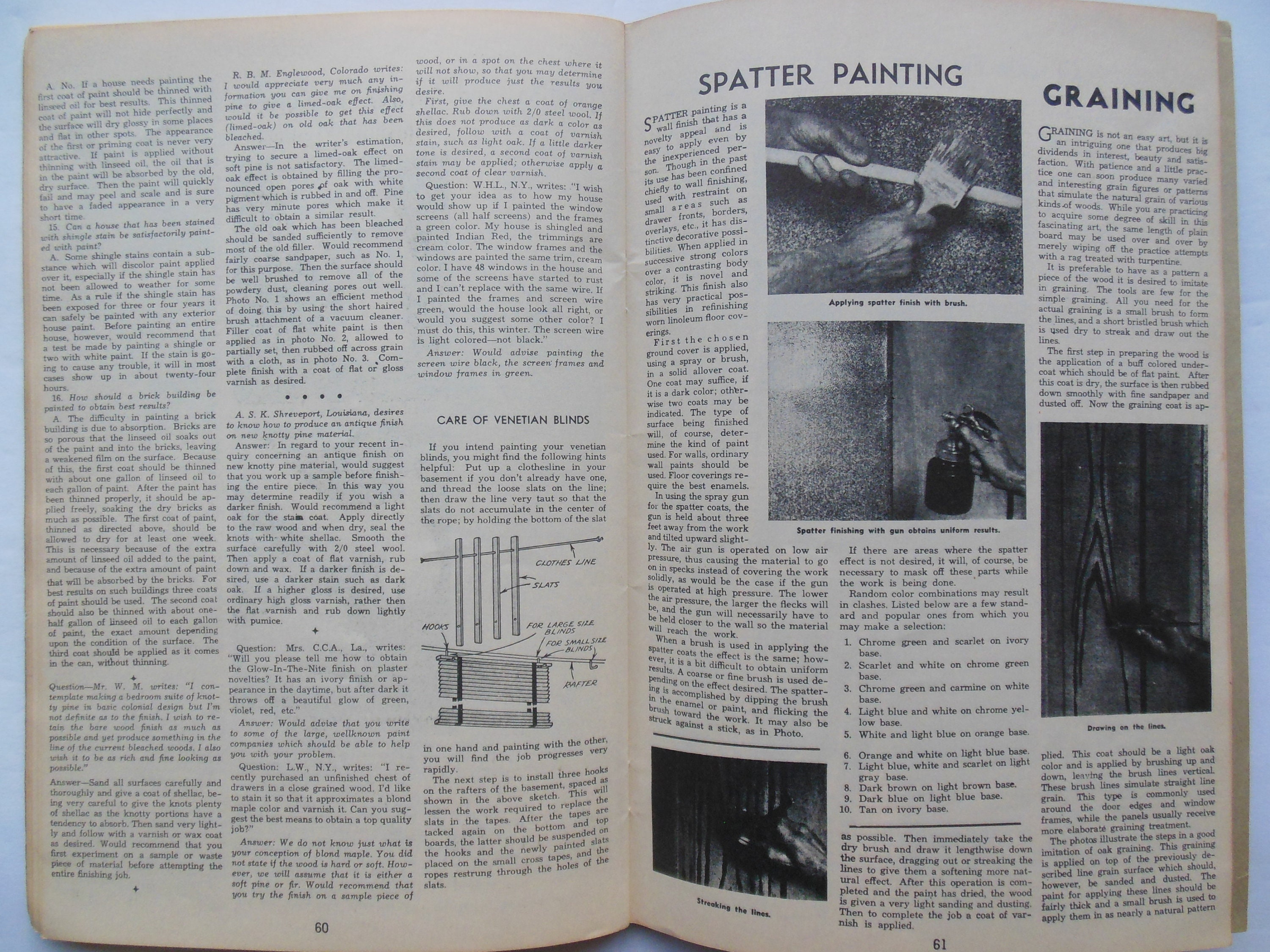 Furniture Finishing and Refinishing Antiques, Edited by Perry Graffam ...
