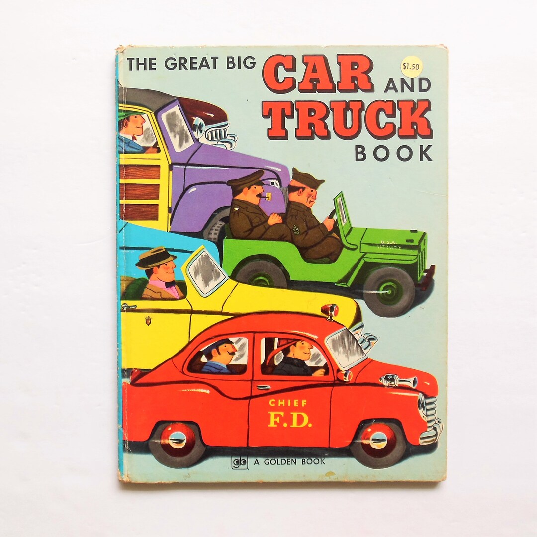 Great Big Car and Truck Book Pictures by Richard Scarry, Bedtime Story ...