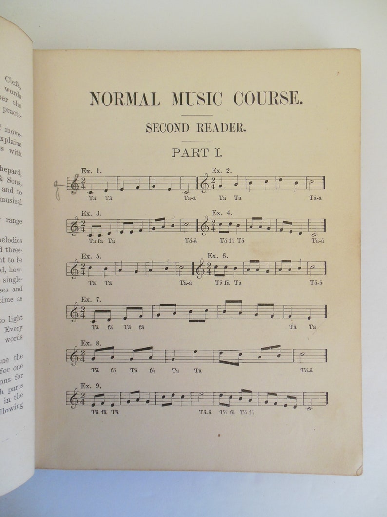 The Normal Music Course Second Reader New Edition by John Tufts and H E ...
