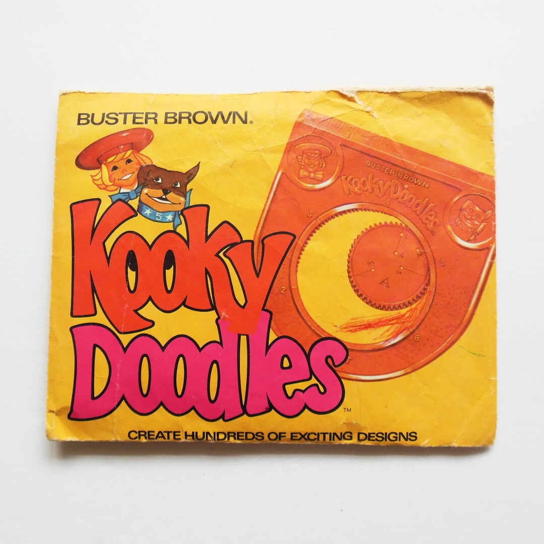 Buster Brown Kooky Doodles Promotional Advertising Toy, Create 100s of ...