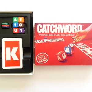 Catchword Word Game of Letter Cards and Cubes From the Makers of Uno ...
