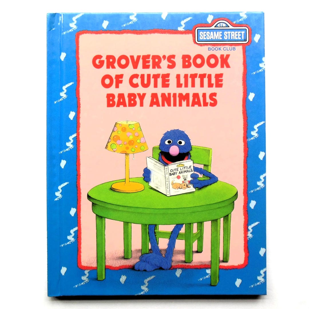 Grover's Book of Cute Little Baby Animals by B. G. Ford, Sesame Street ...