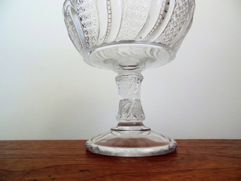 Feather Jelly Compote, by Mckee & Brothers 1896 to 1905, Indiana Swirl ...