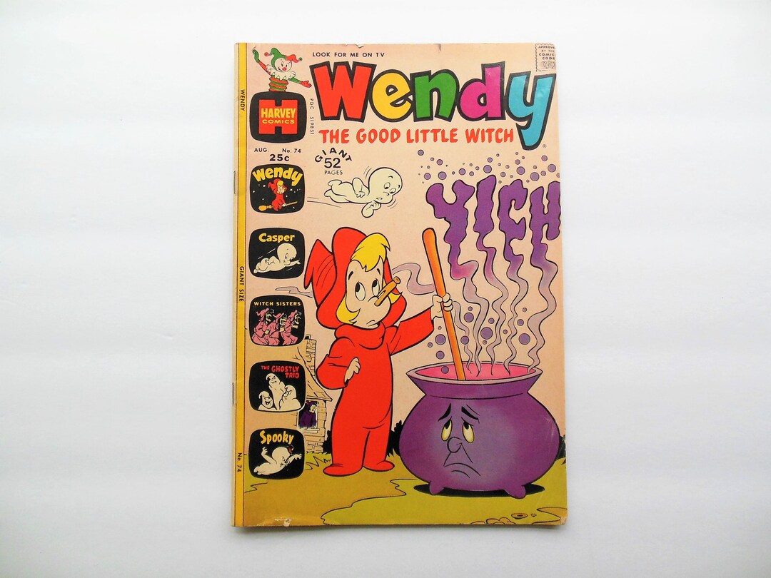 Wendy the Good Little Witch Comic Book for Halloween, Harvey Comics No ...